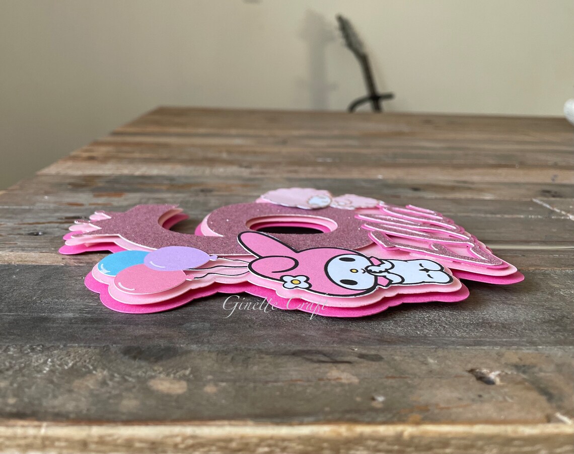 My Melody Dream Cake Topper Kawaii Sanrio Decoration Hello - Etsy