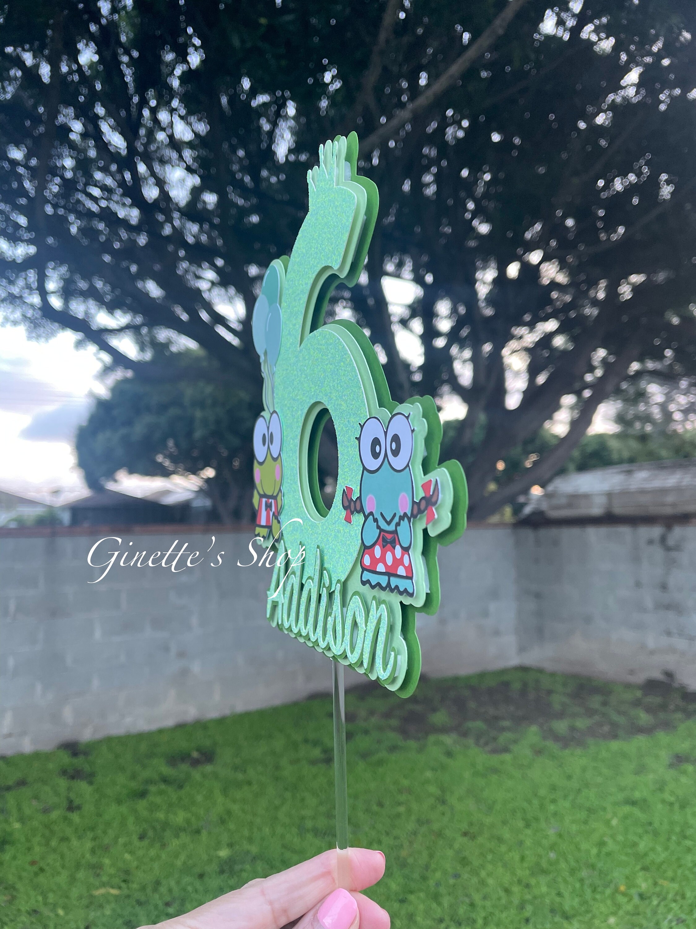 Keroppi Cake Topper Kawaii Sanrio Decoration Hello Kitty Friends Japan ...