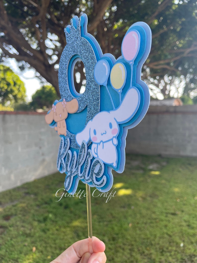 Cinnamoroll Cake Topper Kawaii Sanrio Decoration Hello Kitty Friends ...