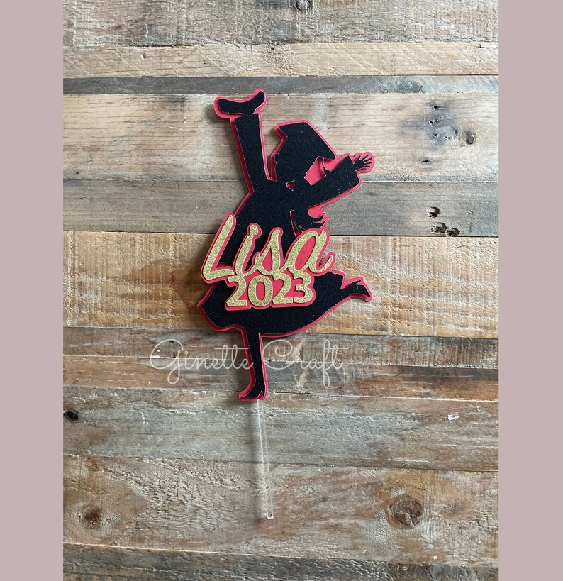 Personalized Graduation Cake Topper Class Ofyear Middle - Etsy