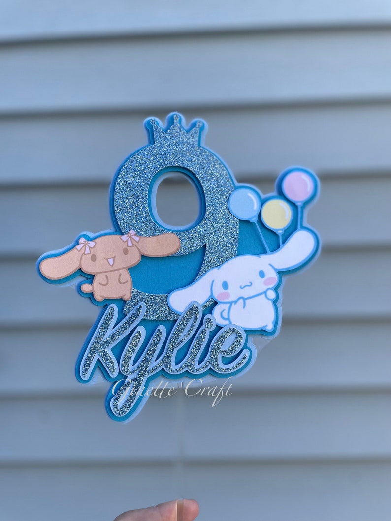 Cinnamoroll Cake Topper Kawaii Sanrio Decoration Hello Kitty Friends ...