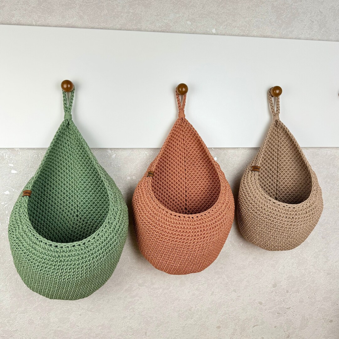 Wall Hanging Basket, Storage Hanging Basket, Bathroom Hanging Basket ...