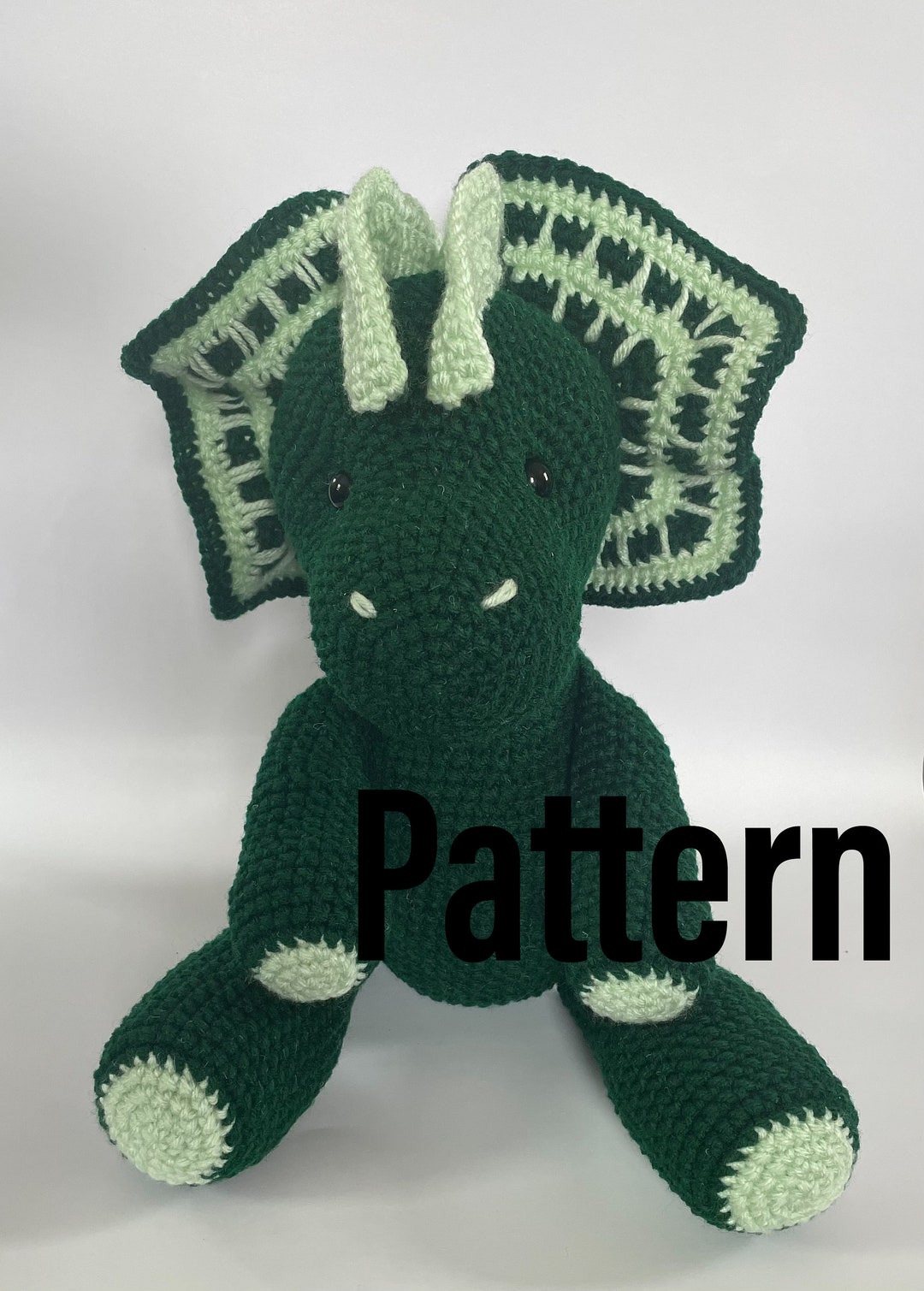Crochet Dilophosaurus Pattern Danny the Dilo Digital Product Dinosaur ...