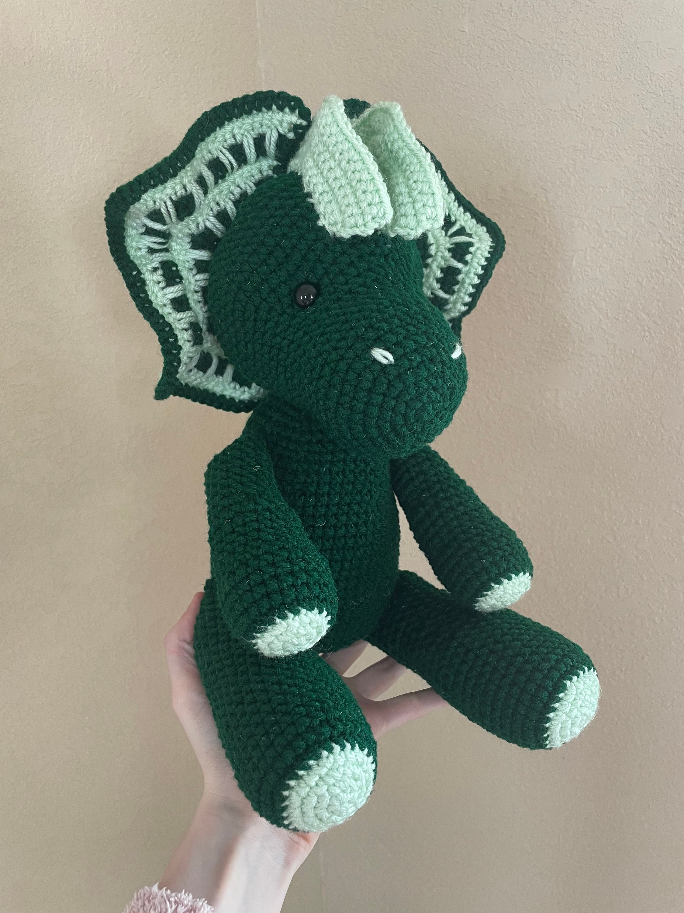 Crochet Dilophosaurus Pattern Danny the Dilo Digital Product Dinosaur ...