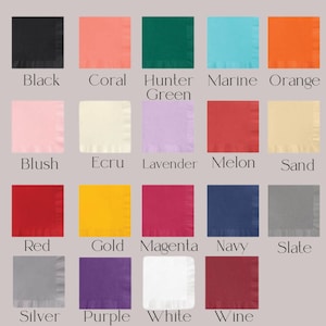 Personalized Cocktail Napkins Personalized Paper Napkin for Napkin ...