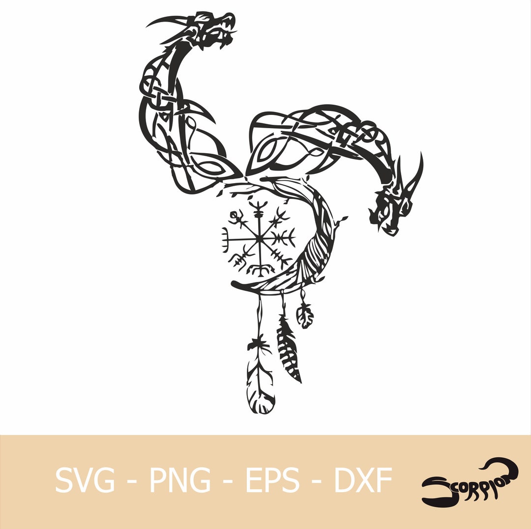 Viking Svg, Rune Svg Cut File, Vegvisir Svg, Viking Symbol Svg, Nordic ...