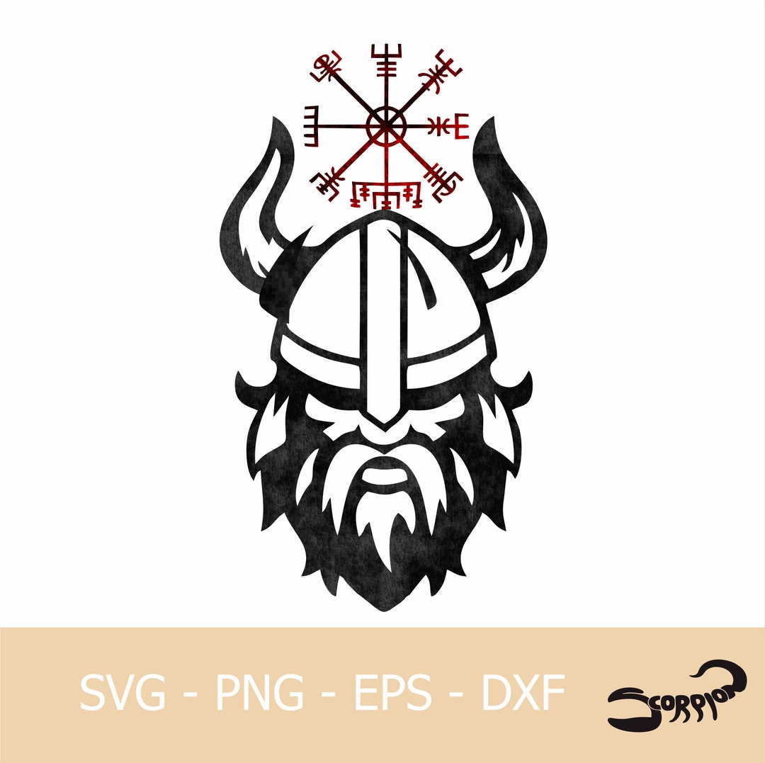 Viking Svg, Rune Svg Cut File, Vegvisir Svg, Viking Symbol Svg, Nordic ...