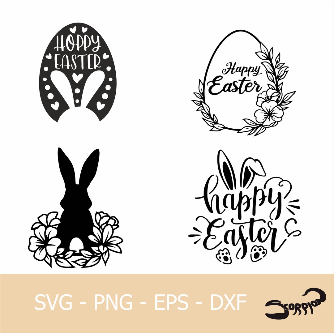 Happy Easter SVG | Happy Easter Cut File | Happy Easter Quote SVG ...