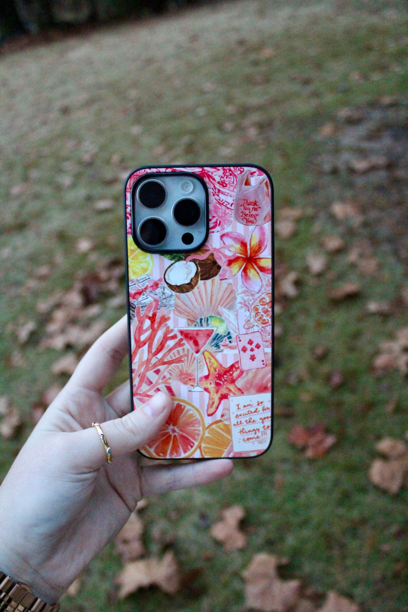 Tropical Pink Collage Case - Etsy