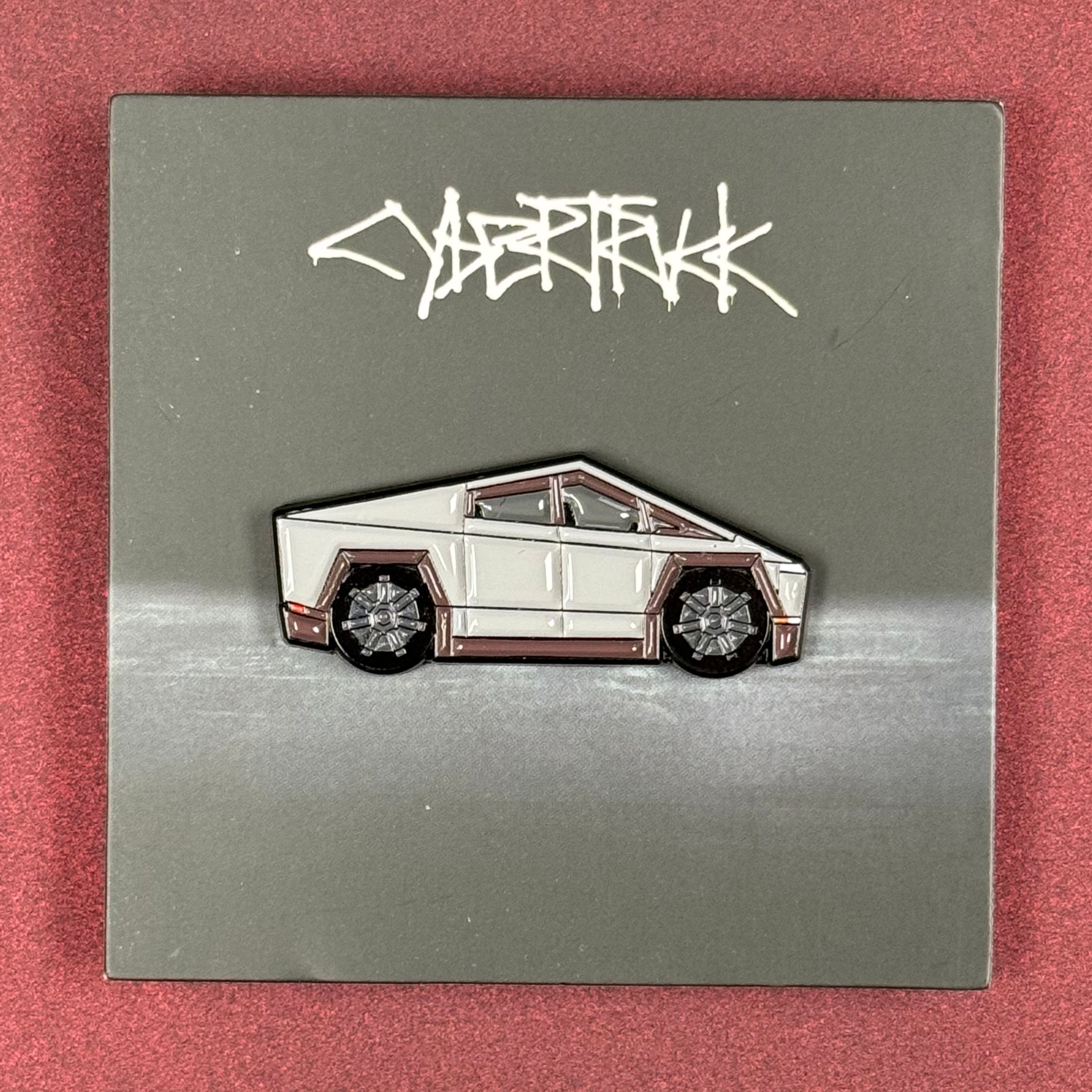 Tesla - Cybertruck Enamel Pin - Etsy