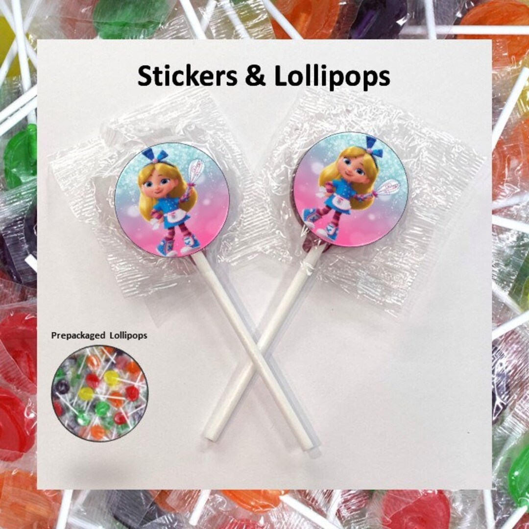 8 Alice Lollipops Alice Favors Lollipops Favors Alice Loot Bags Alice ...