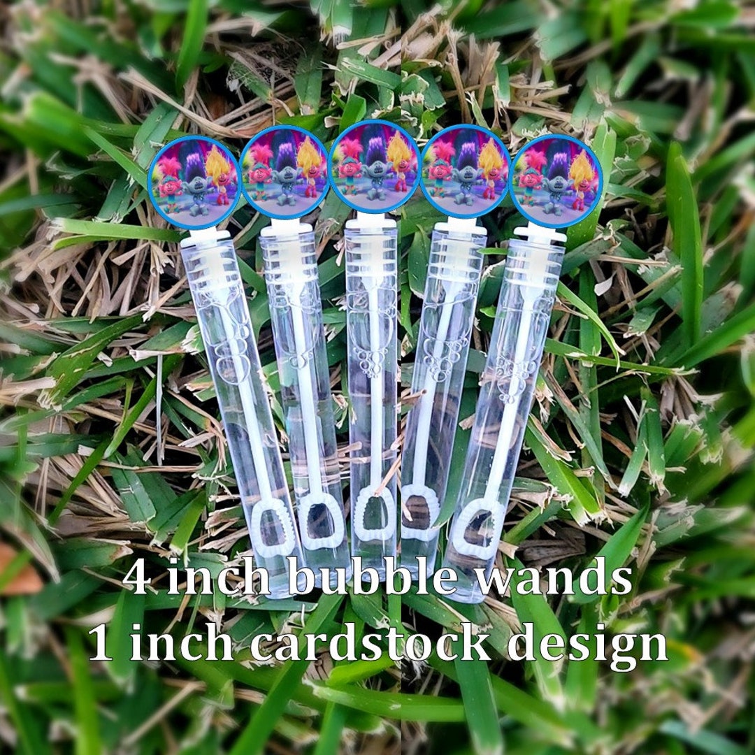 8+ Trolls 3 Bubble Wands - Trolls Party Favors - Bubbles Favors ...