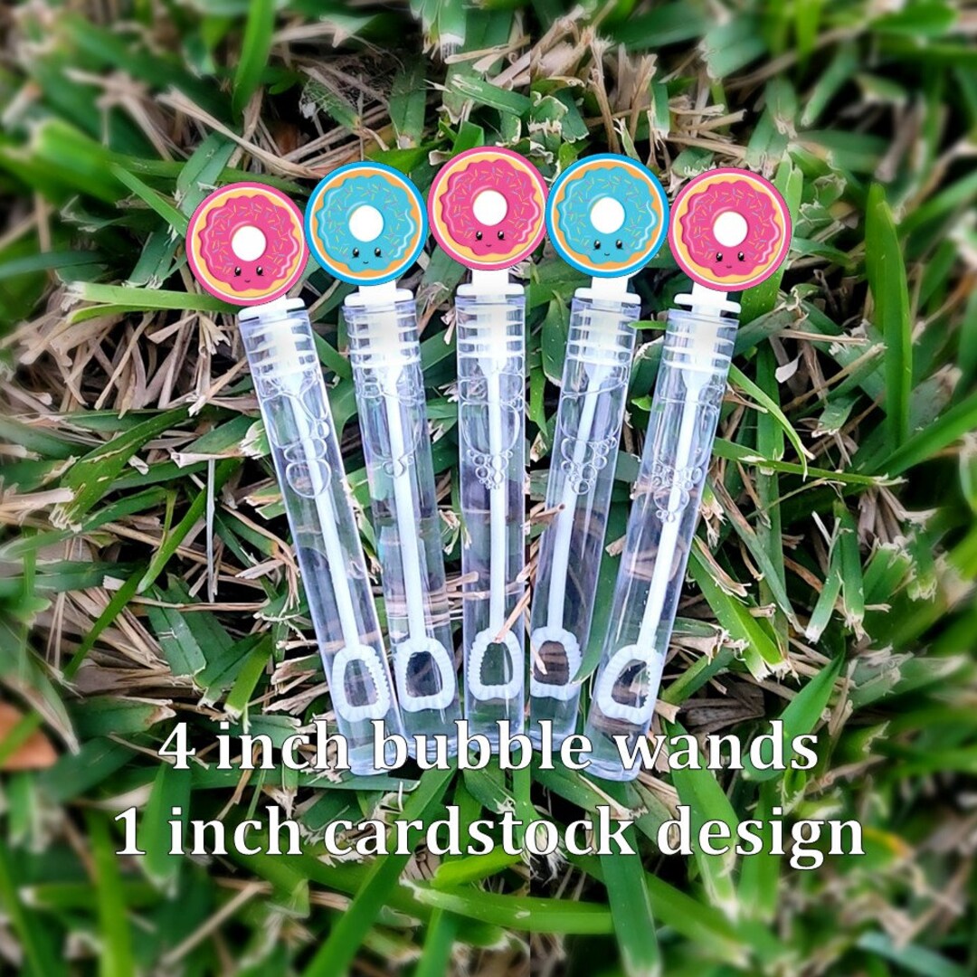 8+ Donut Bubble Wands - Donut Favors - Bubbles Favors - Donut Candy ...