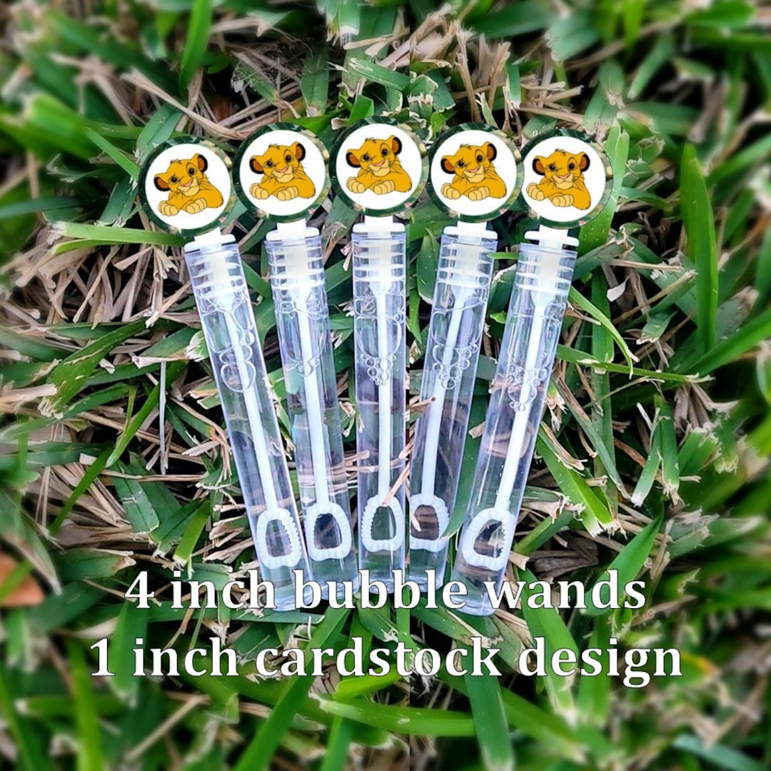 8+ Lion King Bubble Wands - Lion King Favors - Bubbles Favors - Lion ...