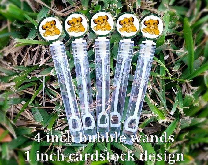 8+ Lion King Bubble Wands - Lion King Favors - Bubbles Favors - Lion ...