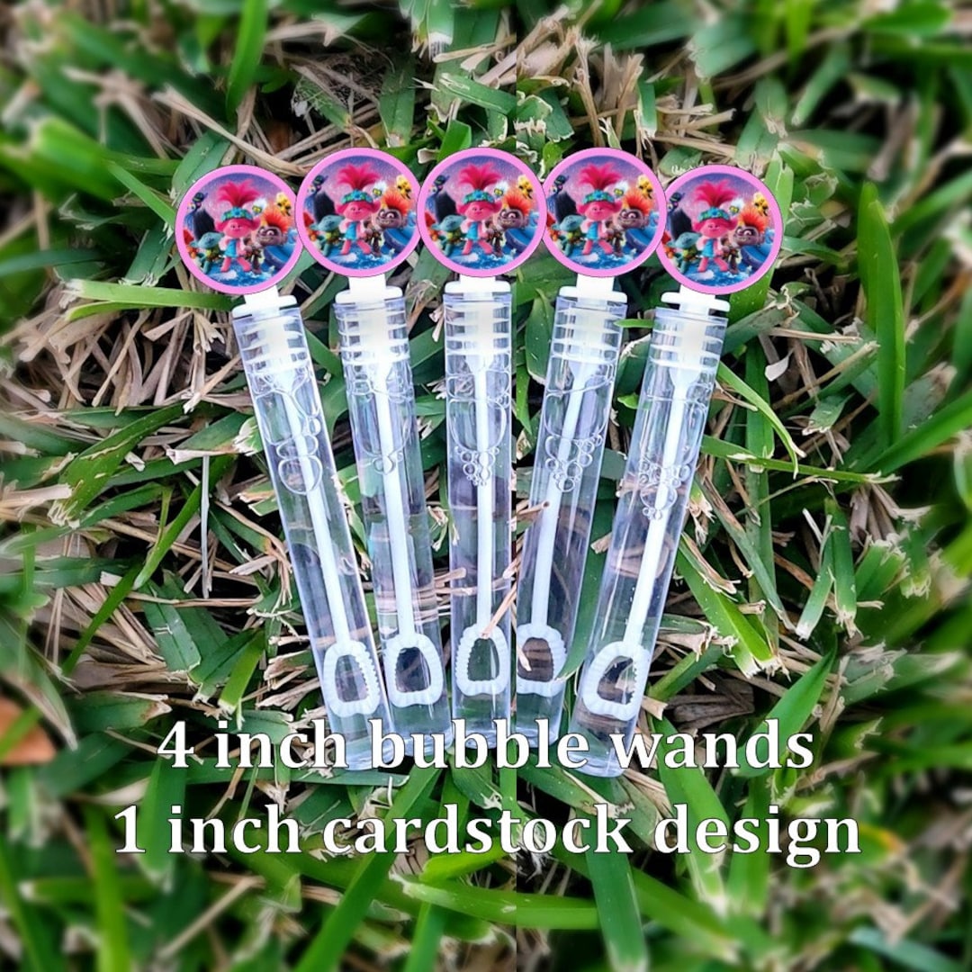 8+ Trolls Bubble Wands - Trolls Party Favors - Bubbles Favors - Trolls ...