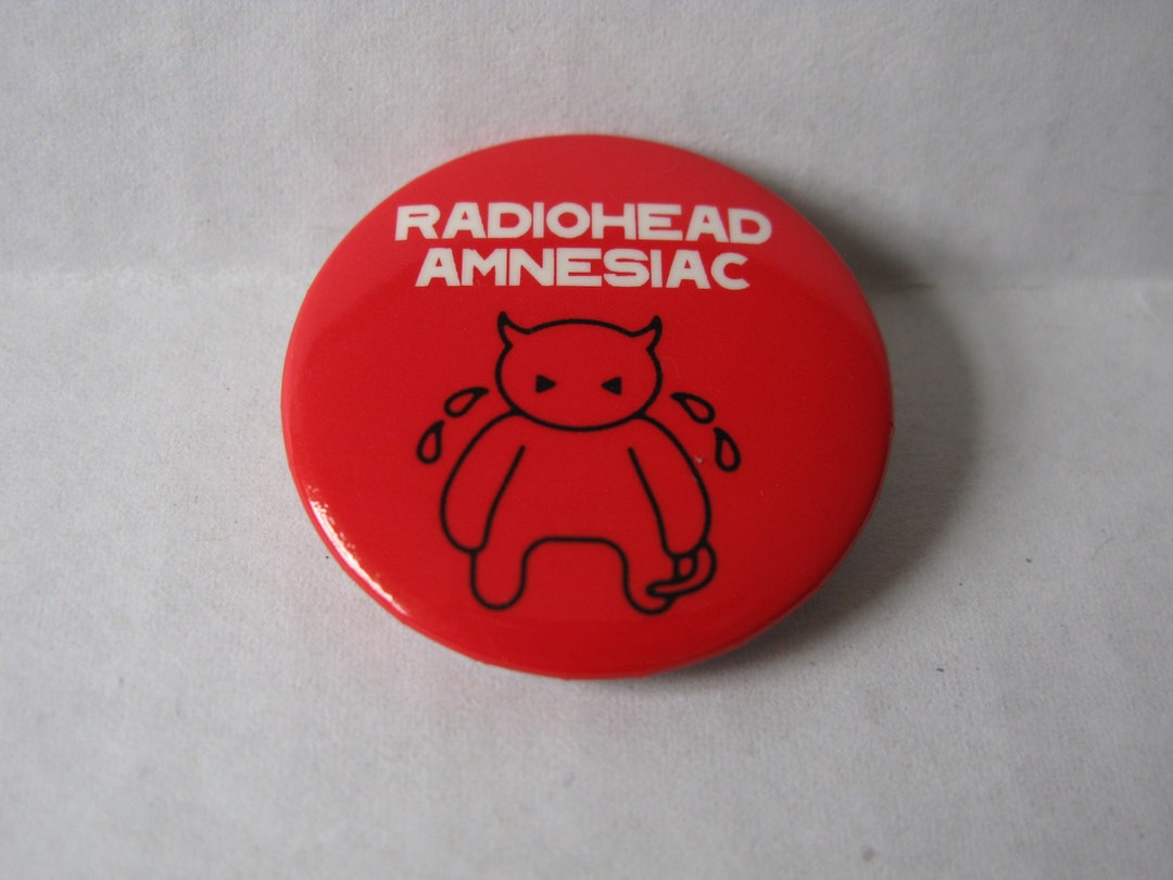 Radiohead Amnesiac Promo Pin 2001 Minotaur Button Vintage Rare - Etsy
