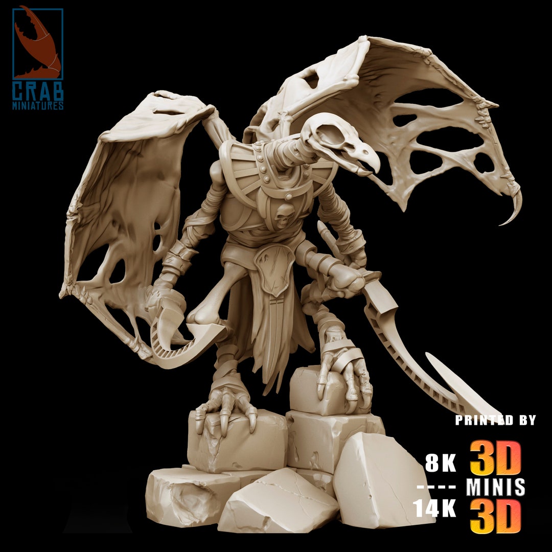 Vulture Warrior, Desert Skeletons Army, Undead Carrion Vulture. 32mm ...