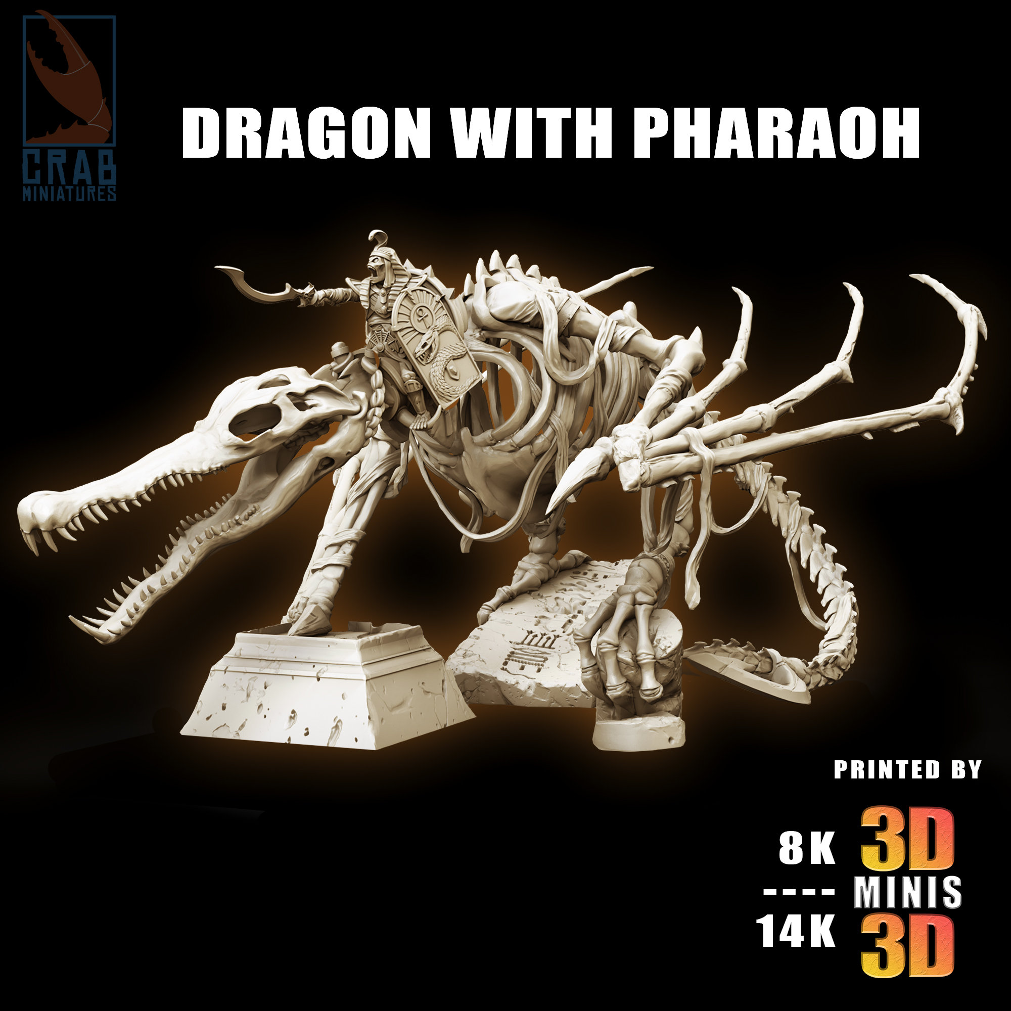 Tomb Skeleton Dragon, Egyptian Skeletons Army, Pharaoh's Dragon ...