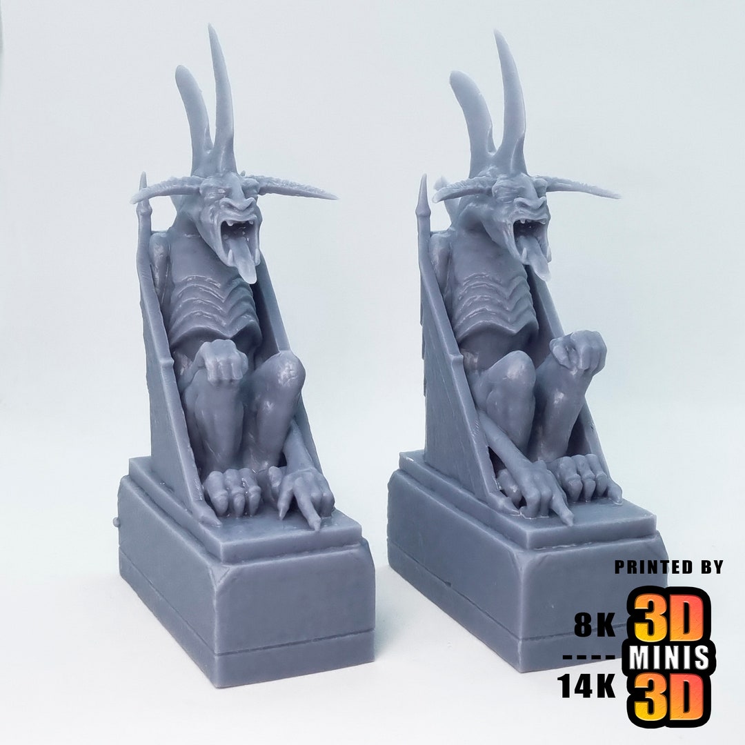 Gargoyle Minas Morgul, Miniature Wargames, RPG, 3D Minis 3D, Statue ...