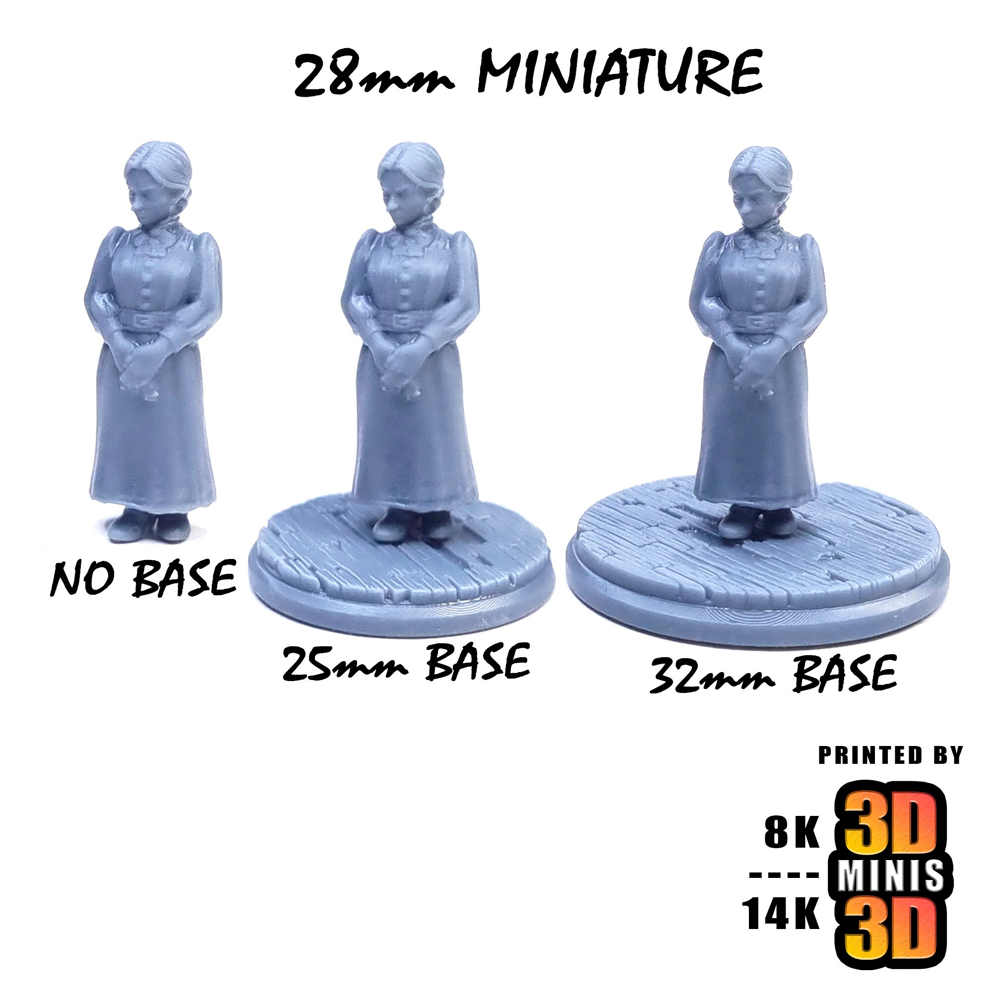 Cthulhu Game, Hybrid Female, Miniature Wargames and RPG, 3D Minis 3D ...