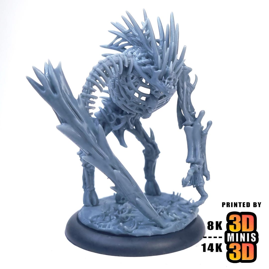 Giant Skeleton Golem. Skeletons Army 32mm Miniature Wargames, RPG, 3D ...