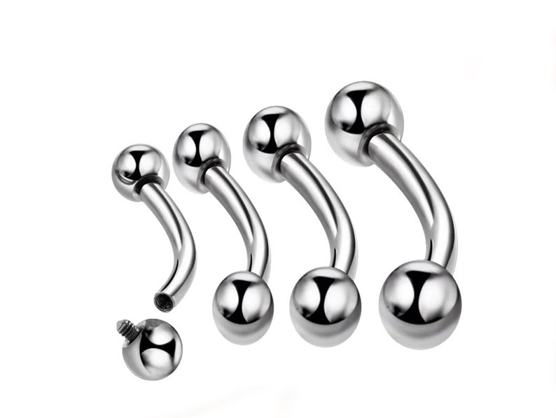 Titanium Vertical Clit Hood Piercing Internally Threaded 16g Etsy