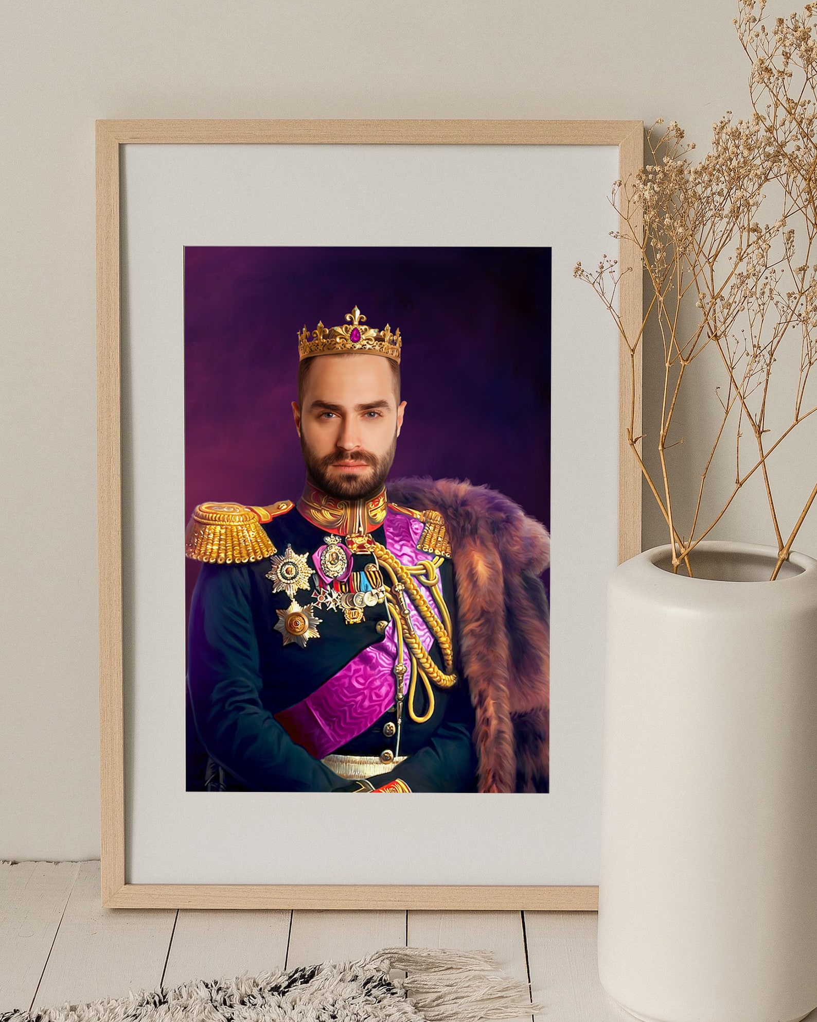 Custom Royal Portrait From Photo, Renaissance Portrait, Historical ...