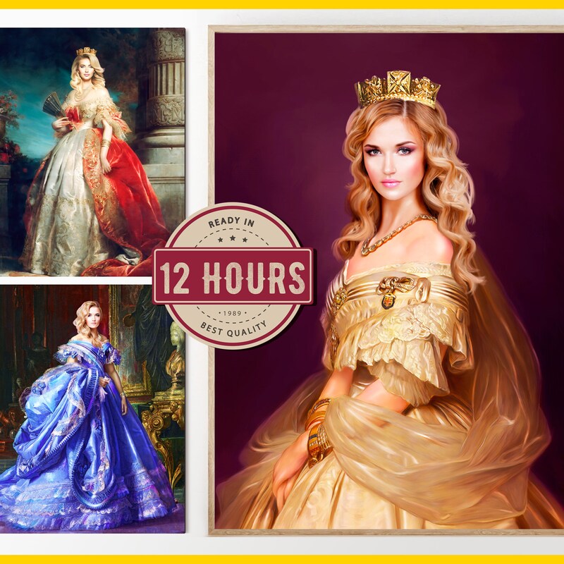 Royal Portrait - Etsy