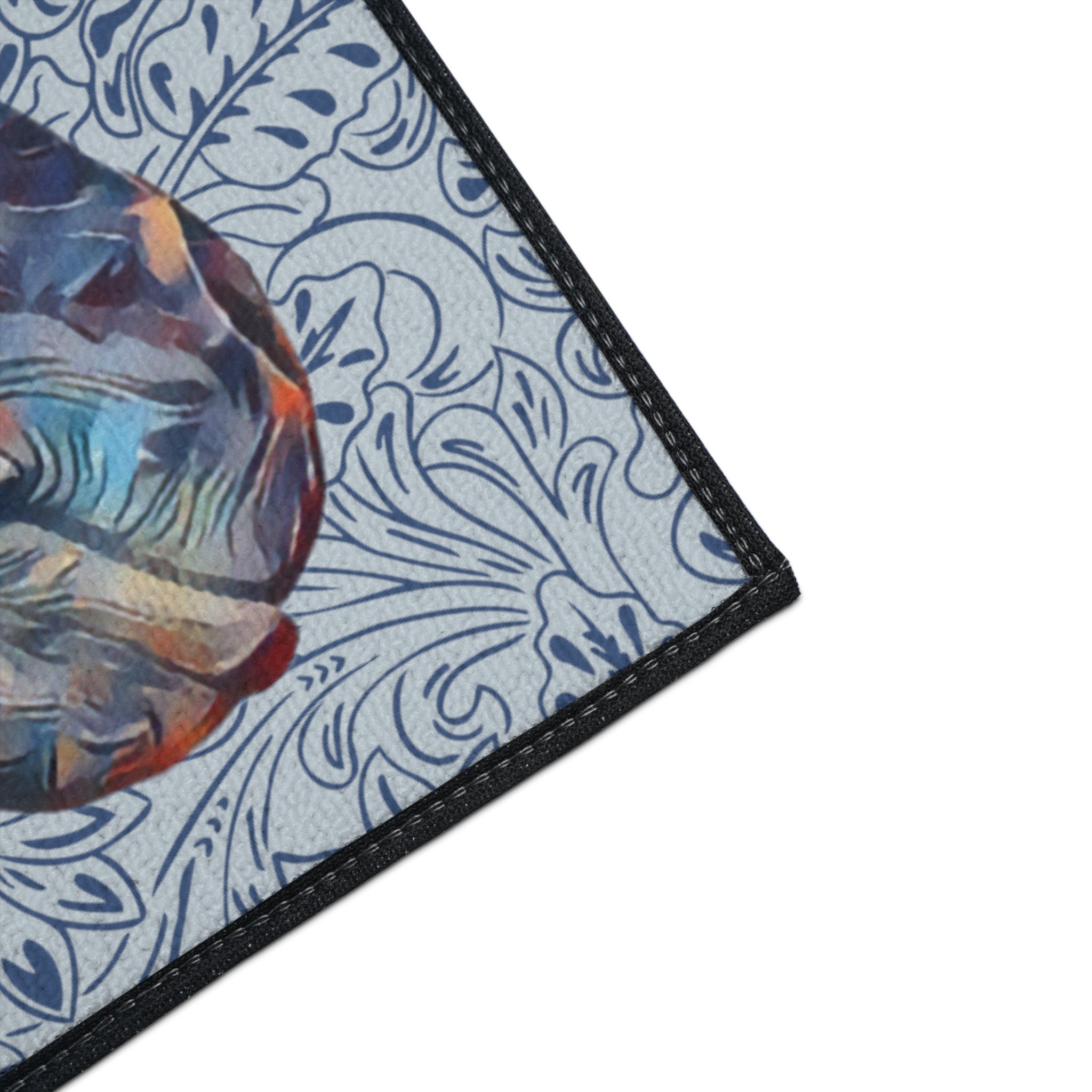 Blue Ranch Horse Heavy Duty Floor Mat - Etsy