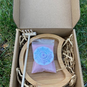 Miniature Zen Garden Decor Kit, Stress Relief Gift, Sand Garden - Etsy