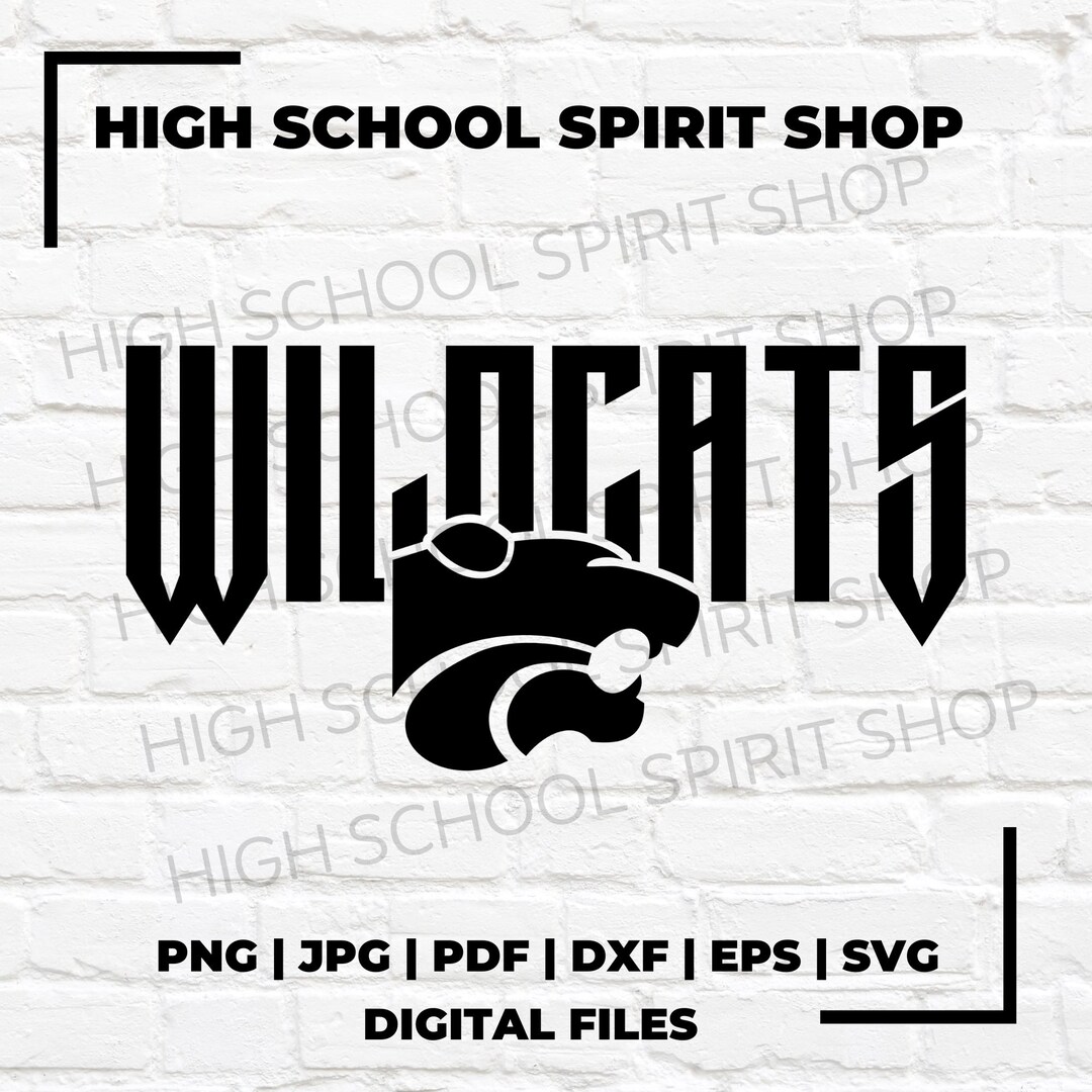 Wildcats Mascot Basketball Vector Logo (digital Files) - Etsy