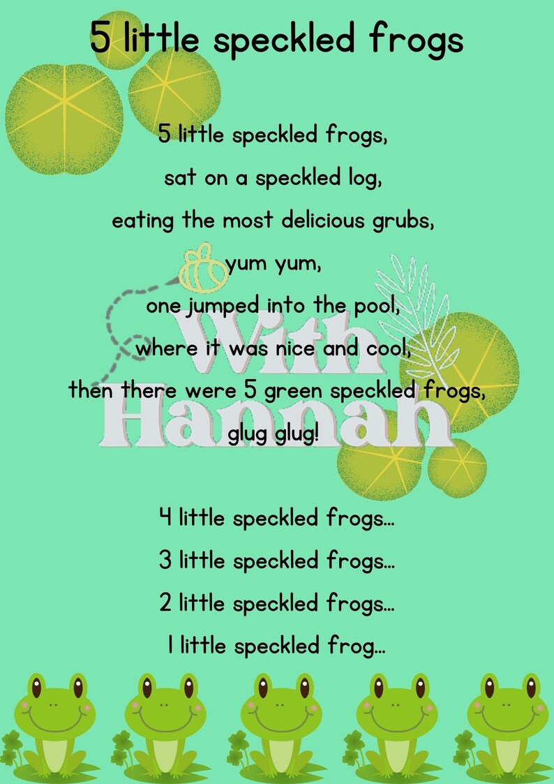 10 Colourful Nursery Rhyme Sheets - Digital Download - Etsy