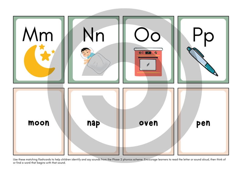Printable Alphabet Flashcards | A–Z Letter Sounds | Phase 2 Phonics ...