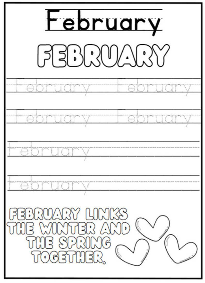 Spelling and Colouring Practice - Days of the Week and Months of the ...