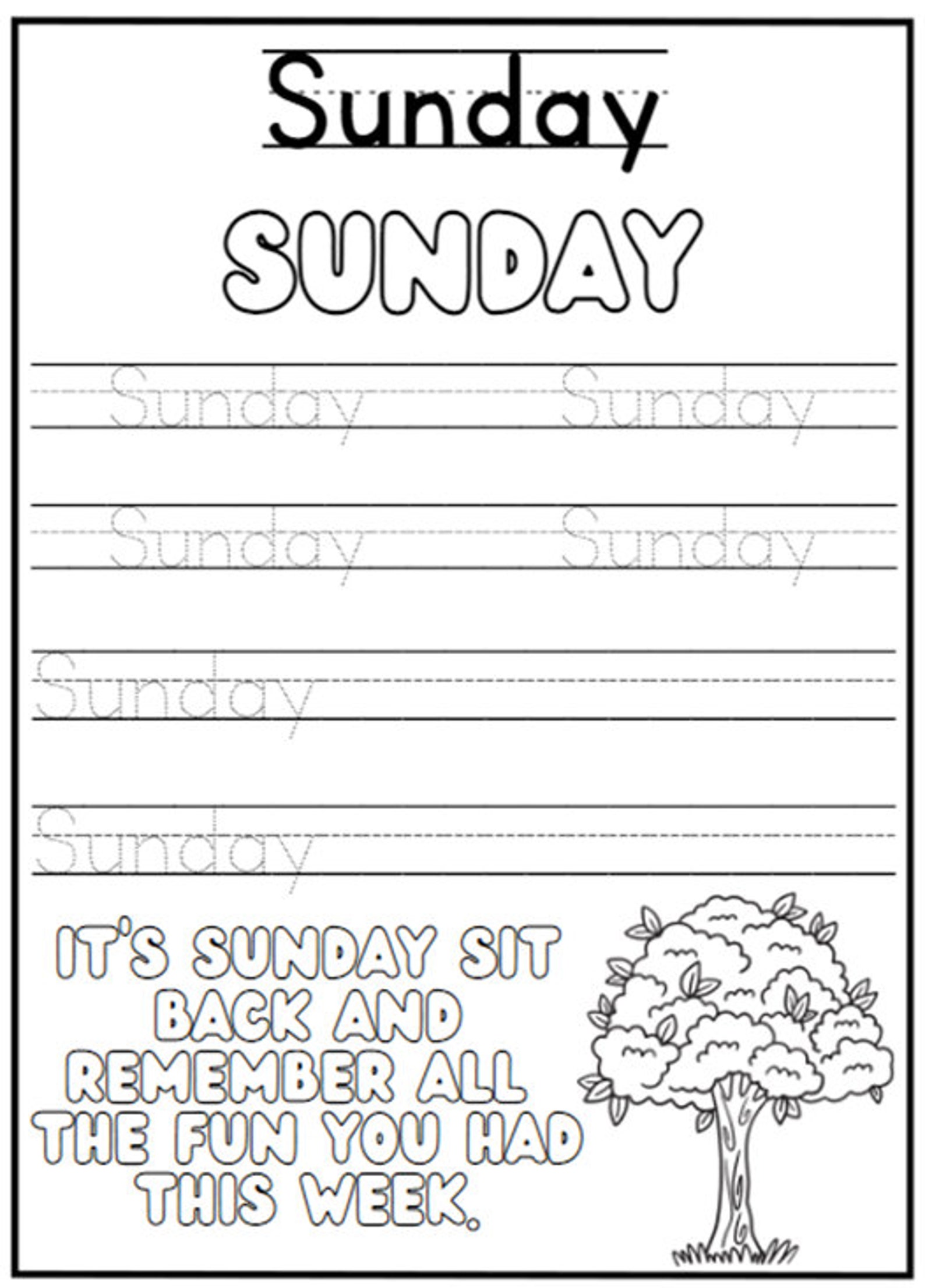 Spelling and Colouring Practice - Days of the Week and Months of the ...