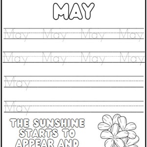 Spelling and Colouring Practice - Days of the Week and Months of the ...