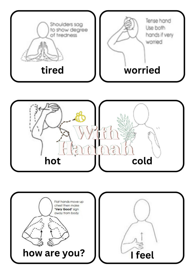 12 Emotions Makaton Flash Cards for Digital Download EYFS/KS1 - Etsy UK