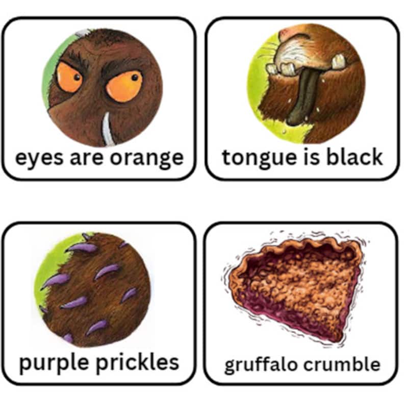 The Gruffalo Key Word Flashcards Digital Download - Etsy Ireland