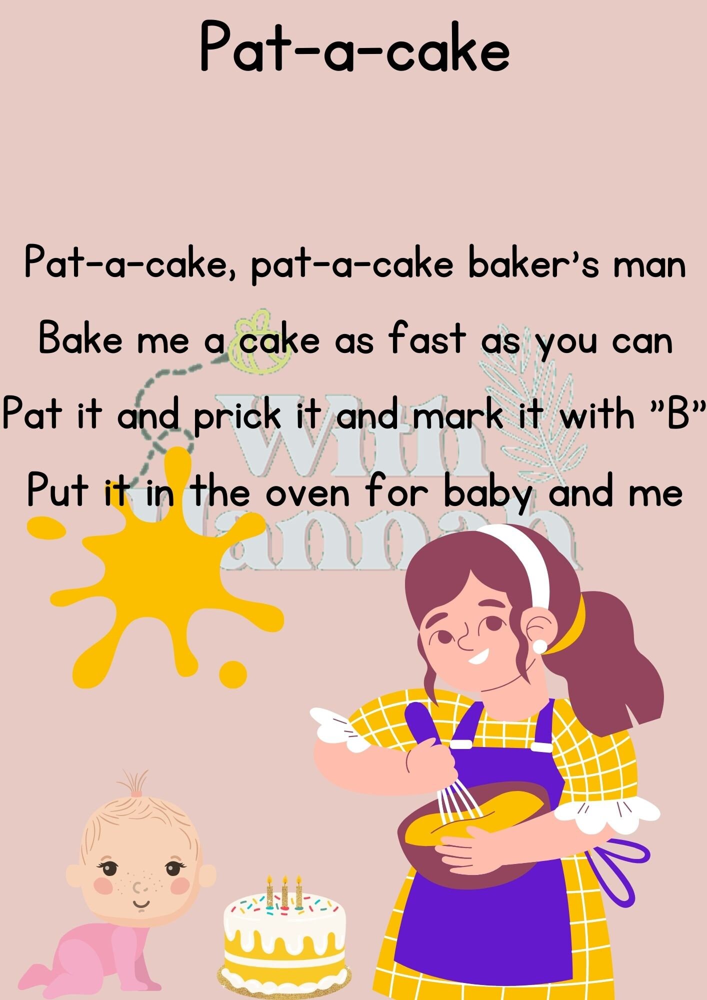 10 Colourful Nursery Rhyme Sheets - Digital Download - Etsy