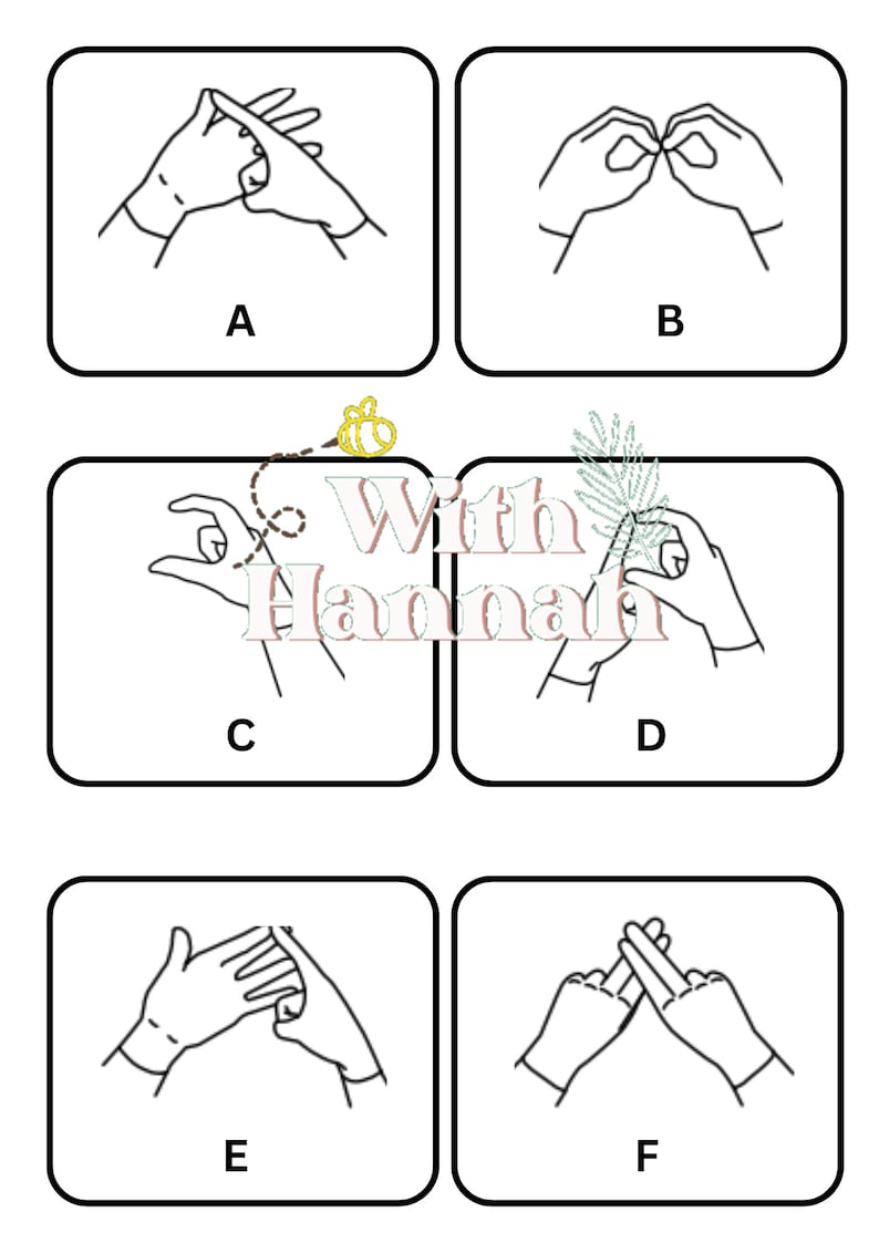 Alphabet Makaton Cards Digital Download - Etsy UK