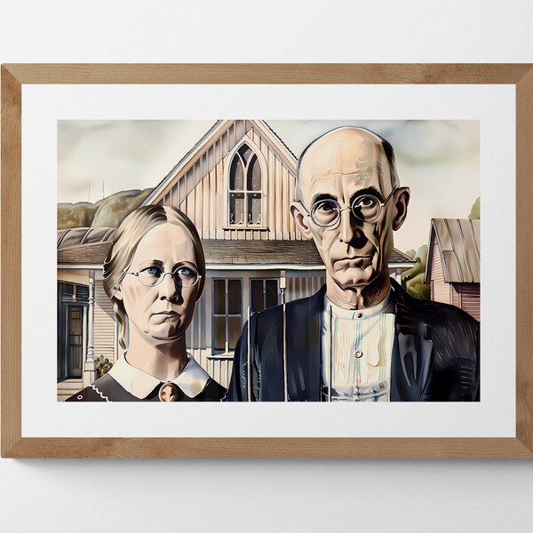 American Gothic Art - Etsy