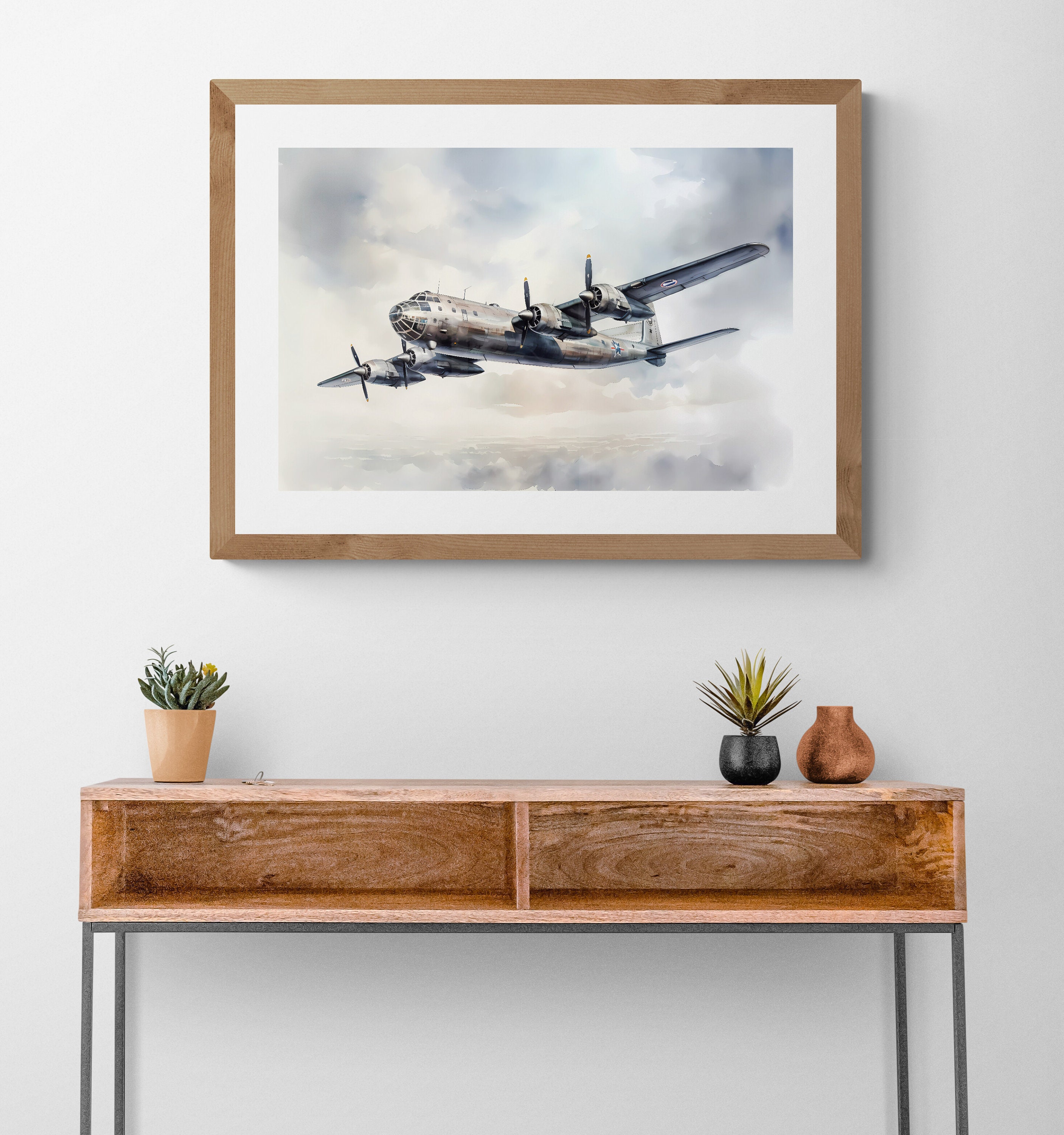 Tupolev Tu-95 Printable Digital Art - Soviet Era Bomber Plane ...
