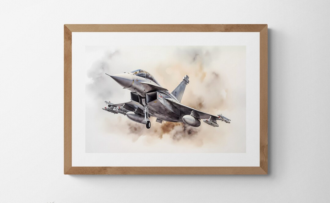 Dassault Rafale Printable Art for Military Aviation Fans, Downloadable ...