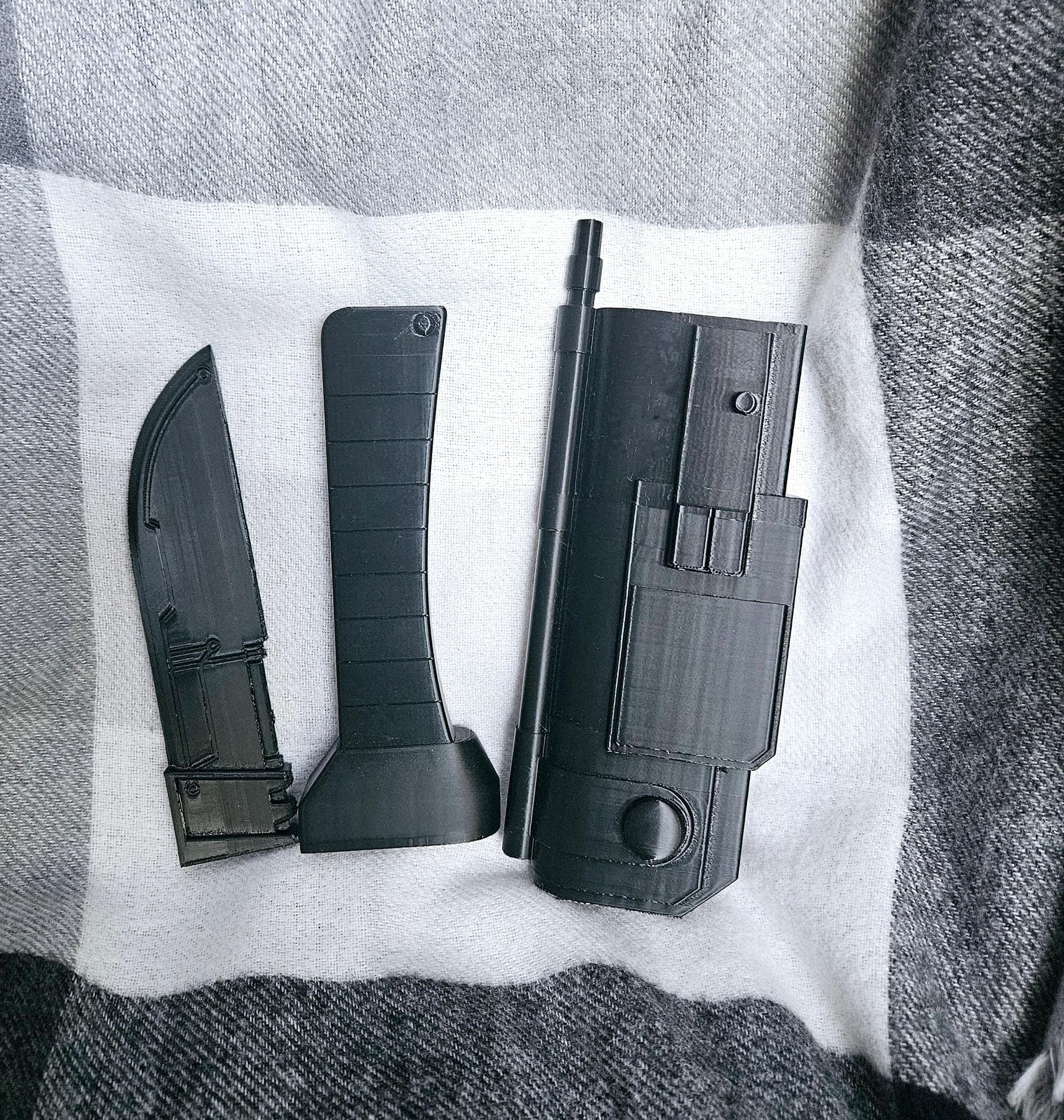 Hunter's Vibroblade DIY Raw Print, the Bad Batch, 3D Printed Star Wars ...