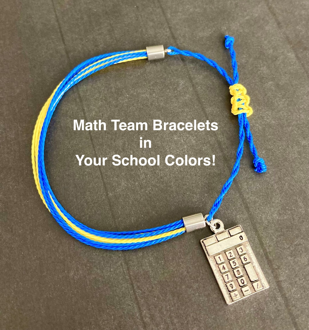 Math Team Bracelets, Math Team Gift, Personalized Bracelet, Math Gift ...