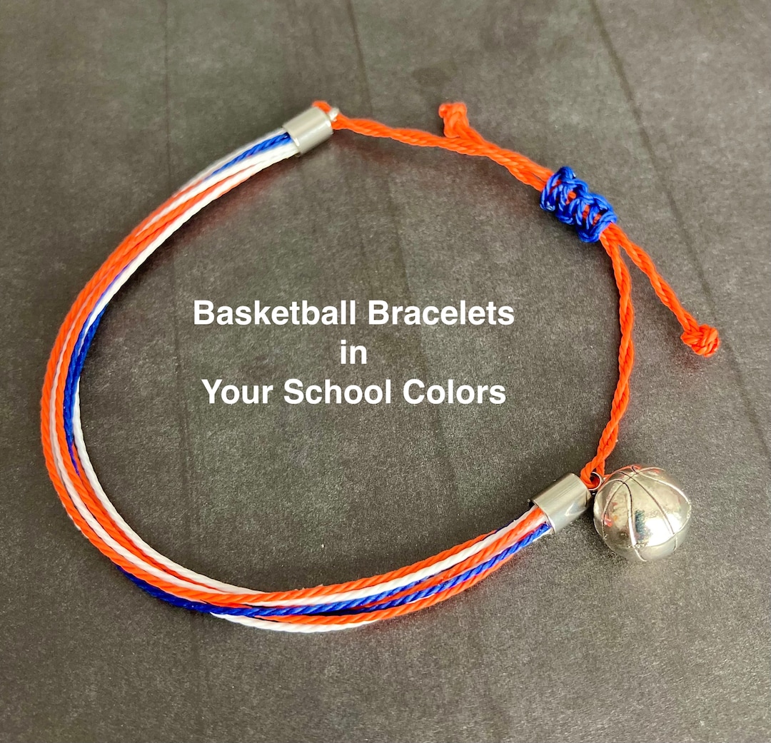 Basketball Bracelet, Sports Gift, Basketball Team, Personalized ...