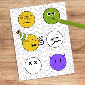 Printable Emoji Colouring Sheets for World Emoji Day - Instant Download ...
