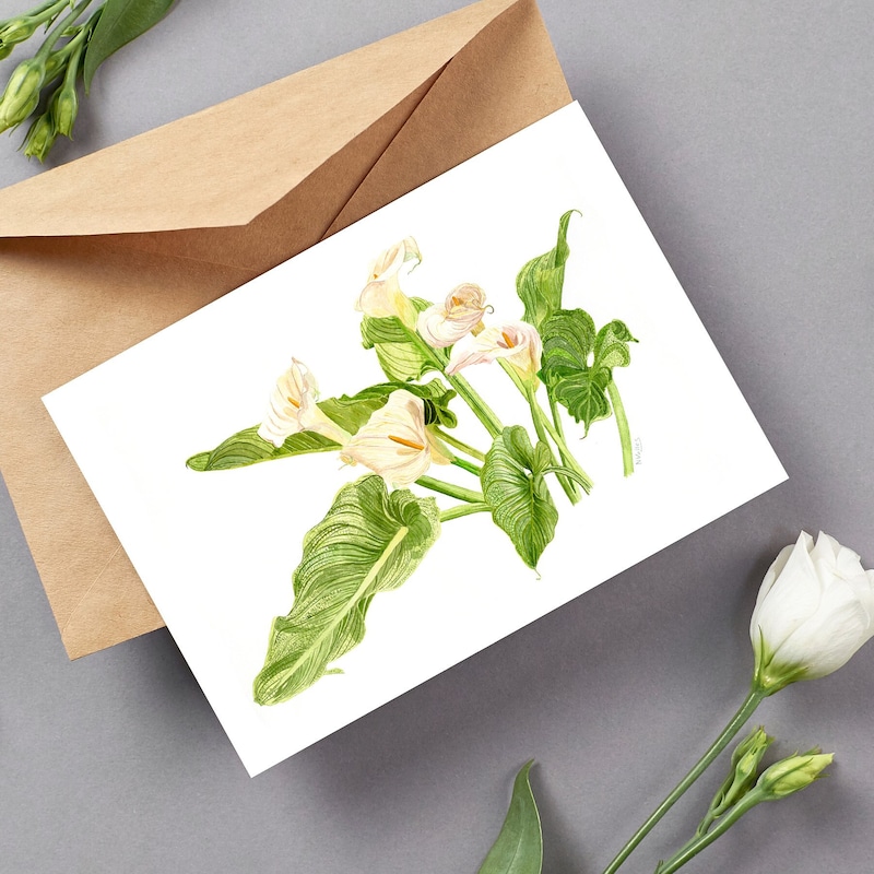 Calla Lily Painting - Etsy