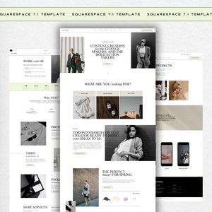 Squarespace Template, Squarespace Website Template, Squarespace Website Design, Squarespace ...